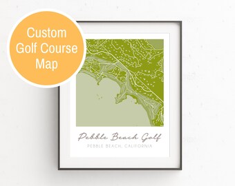 Golf Course Map - Etsy
