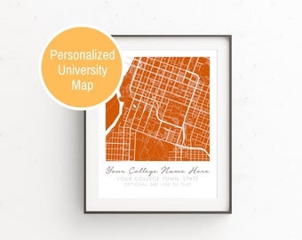 LIBERTY UNIVERSITY CAMPUS Map Fine Art Giclée Print Museum - Etsy