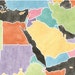 10/40 Window Watercolor Map, Christian Painting, World Missions, Set of ...