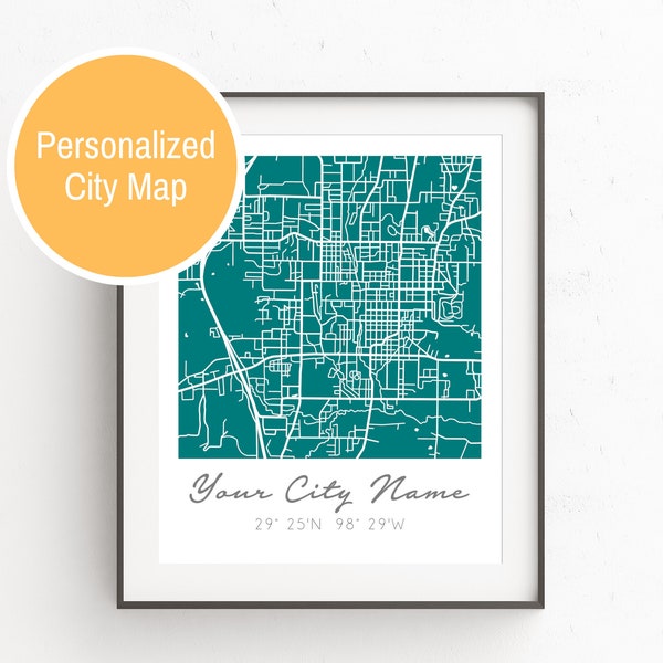 Personalized Map Art - Etsy