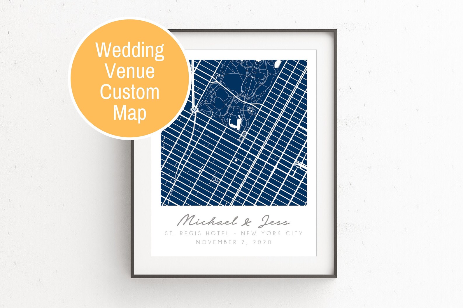 Personalized Wedding Gift Custom Map Venue Illustration - Etsy