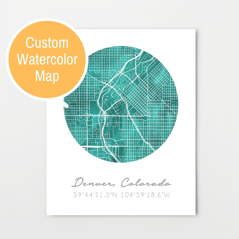 City Coordinates Sign - Etsy