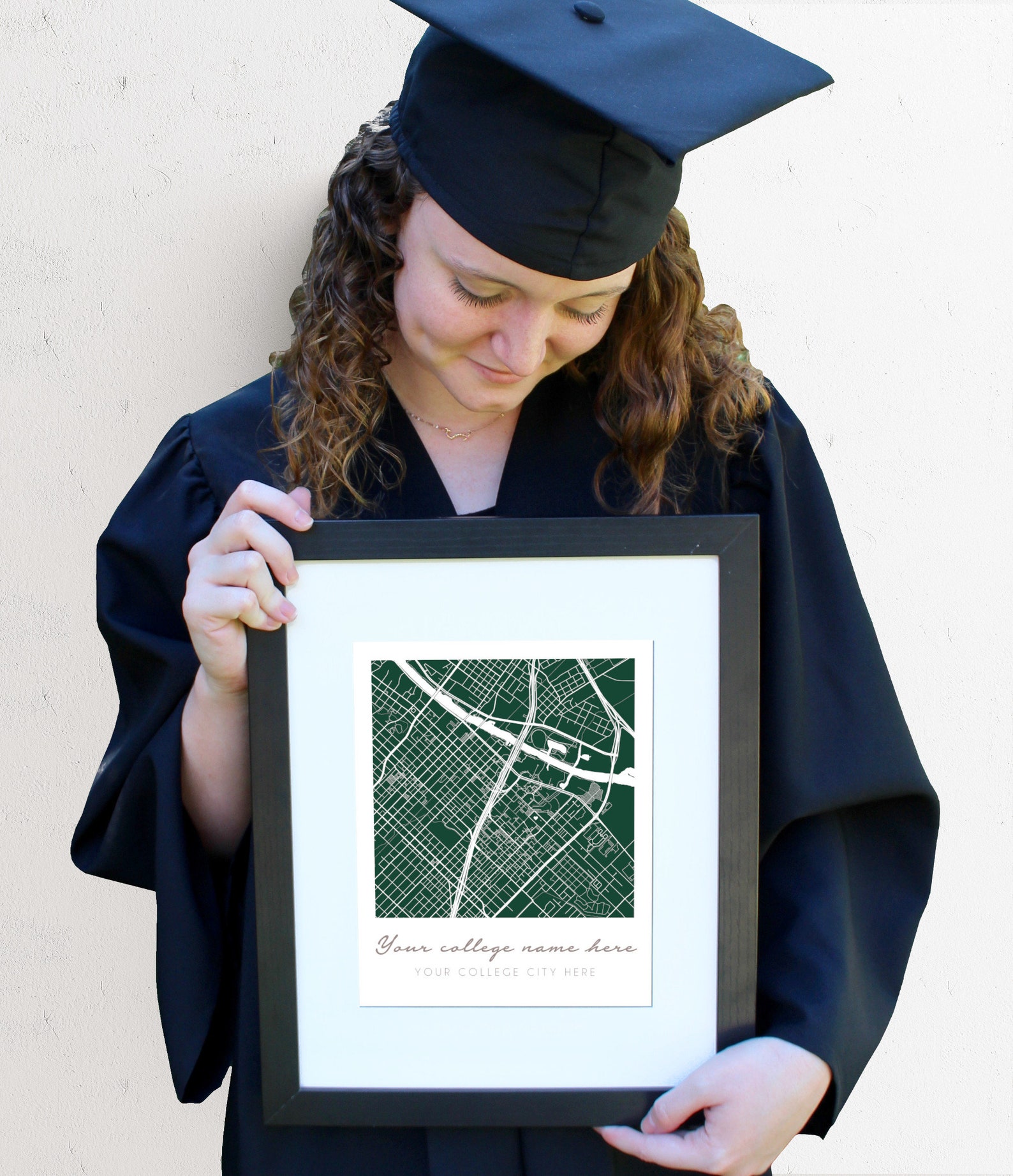 Custom Campus Map Personalized College Grad Gift Graduation - Etsy