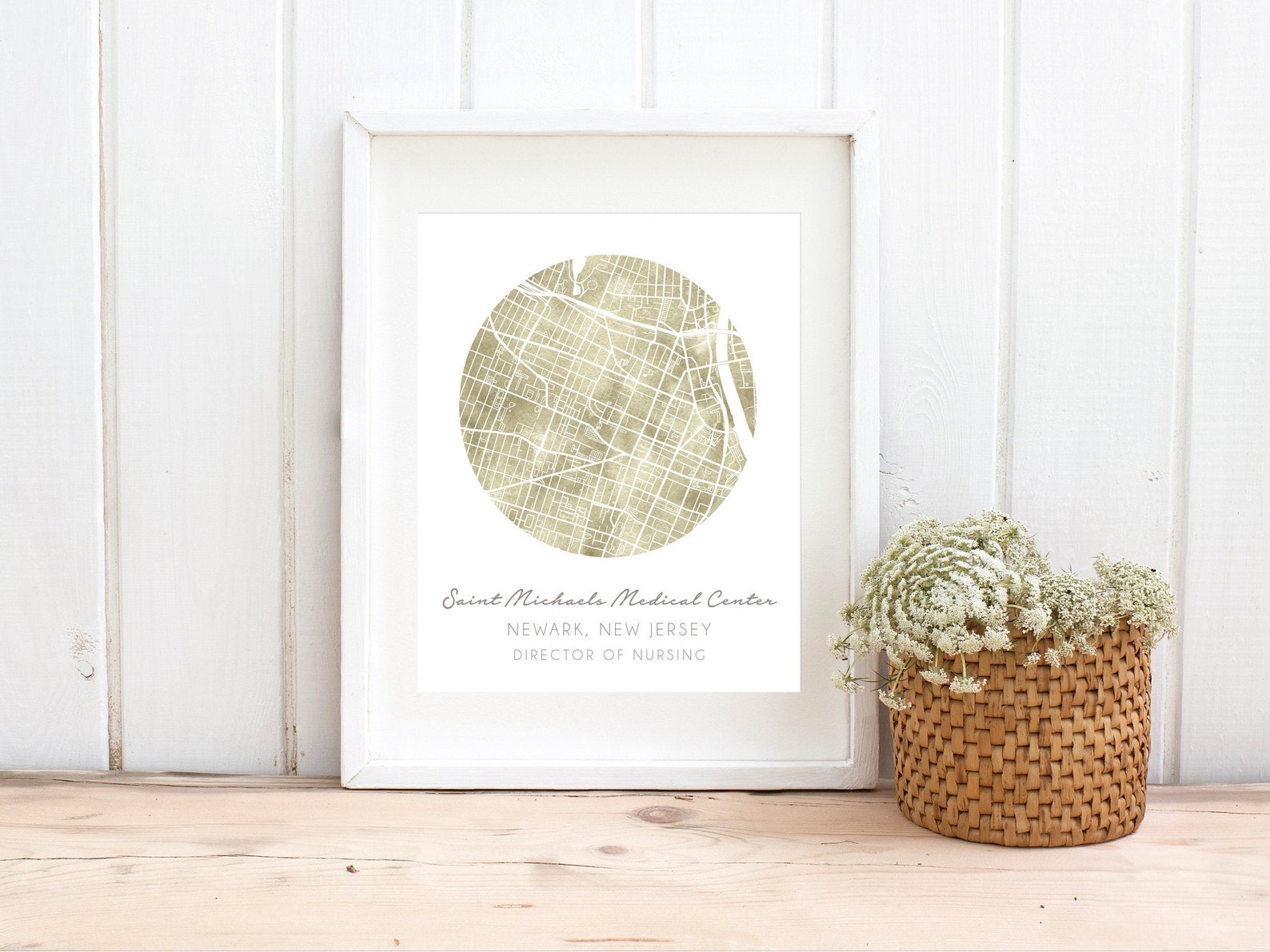 Personalized Retirement Gifts Custom Map Watercolor Print | Etsy