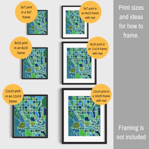 Denver Map Watercolor Print Denver Watercolor Colorado | Etsy