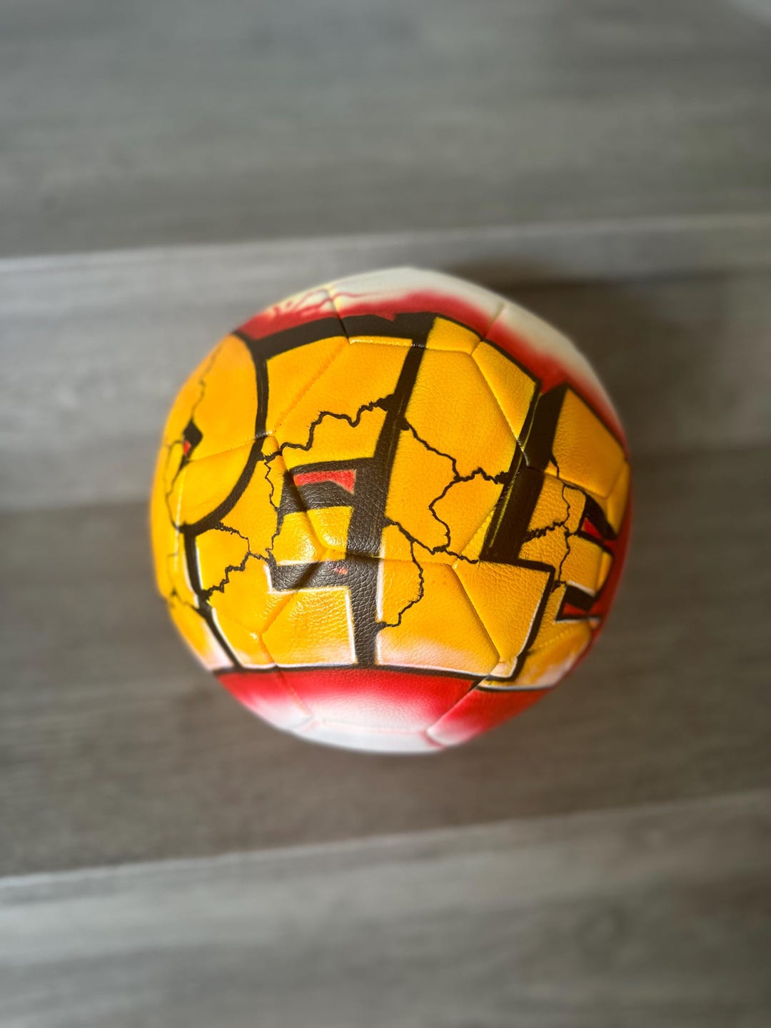 Personalized Graffiti Soccer Ball | Custom Hand-painted Sports Decor ...