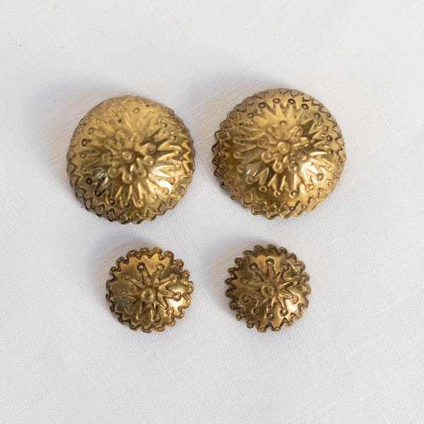 Antique Brass Dome Buttons - Etsy