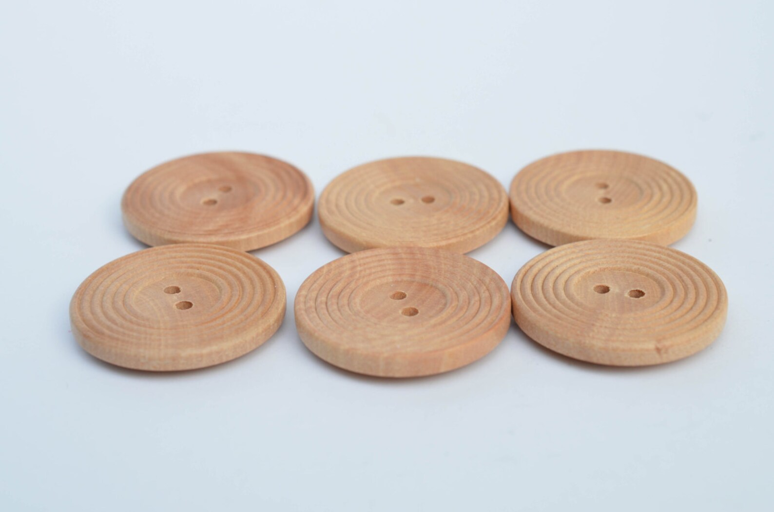 30mm Large Wooden Buttons eco friendly natural buttons 1 | Etsy