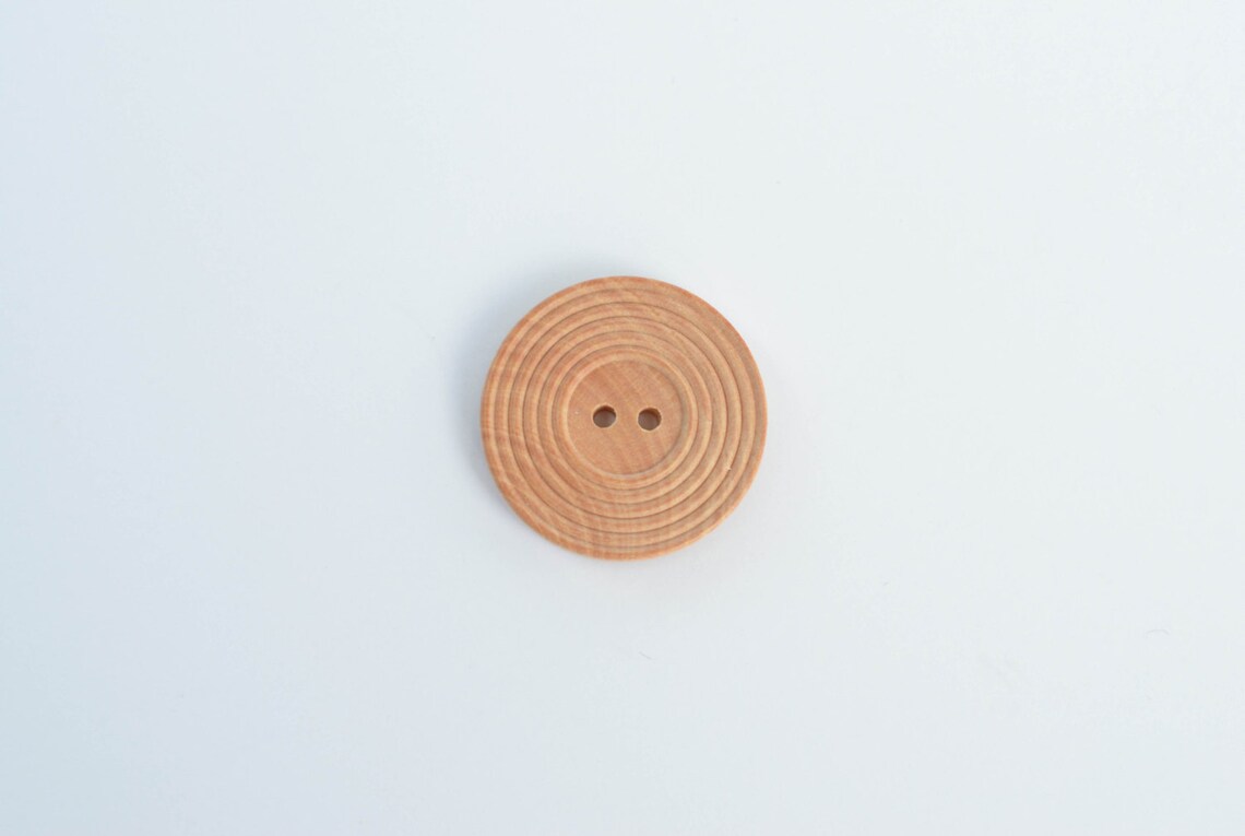 30mm Large Wooden Buttons eco friendly natural buttons 1 | Etsy