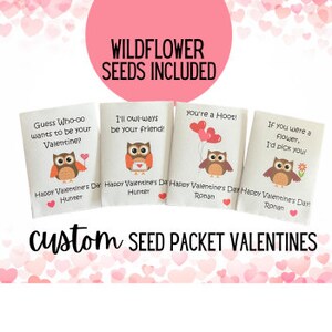 Personalized Owl Valentines, Owl Valentines Day Card Alternative, Owl ...