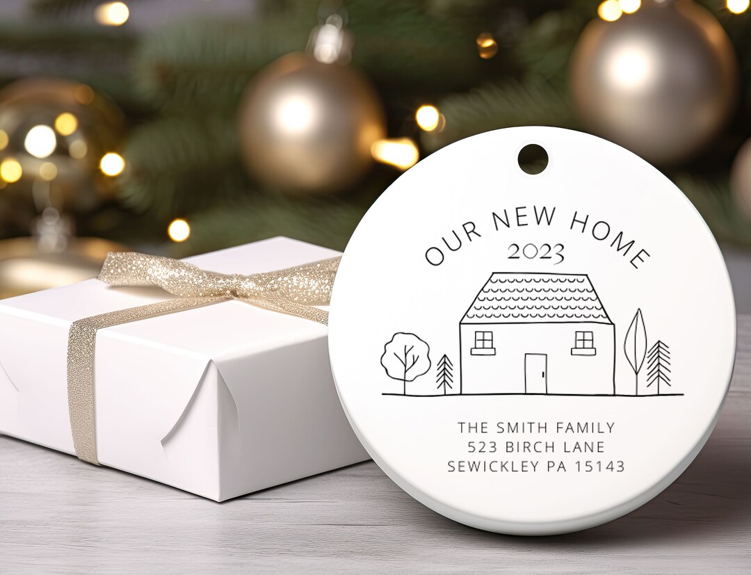 First Home Ornament, New Home Ornament, First Home Gift, First ...
