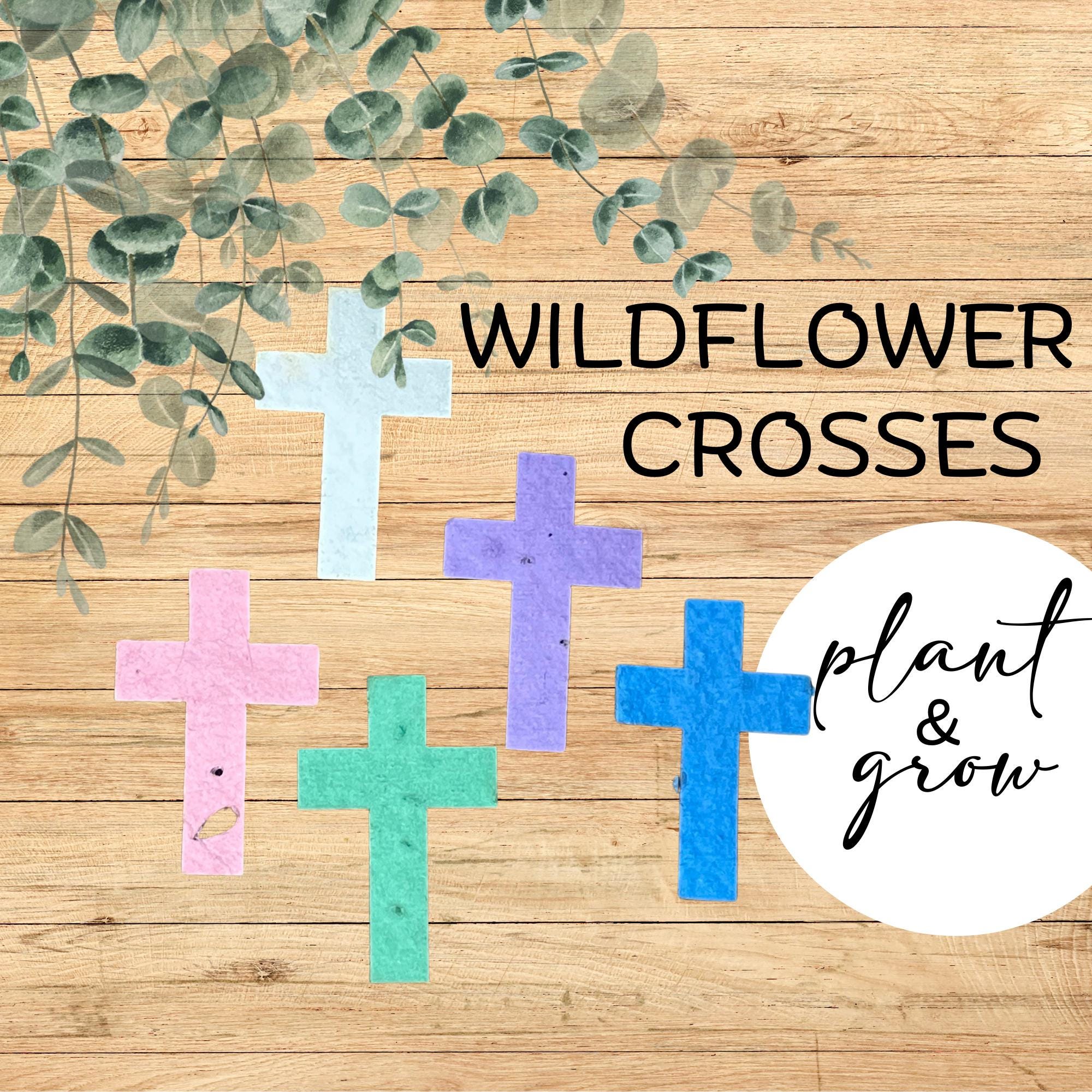 Cross Craft Paper Seeds Recycled St. Brigid's Crosses ST. BRIGID'S