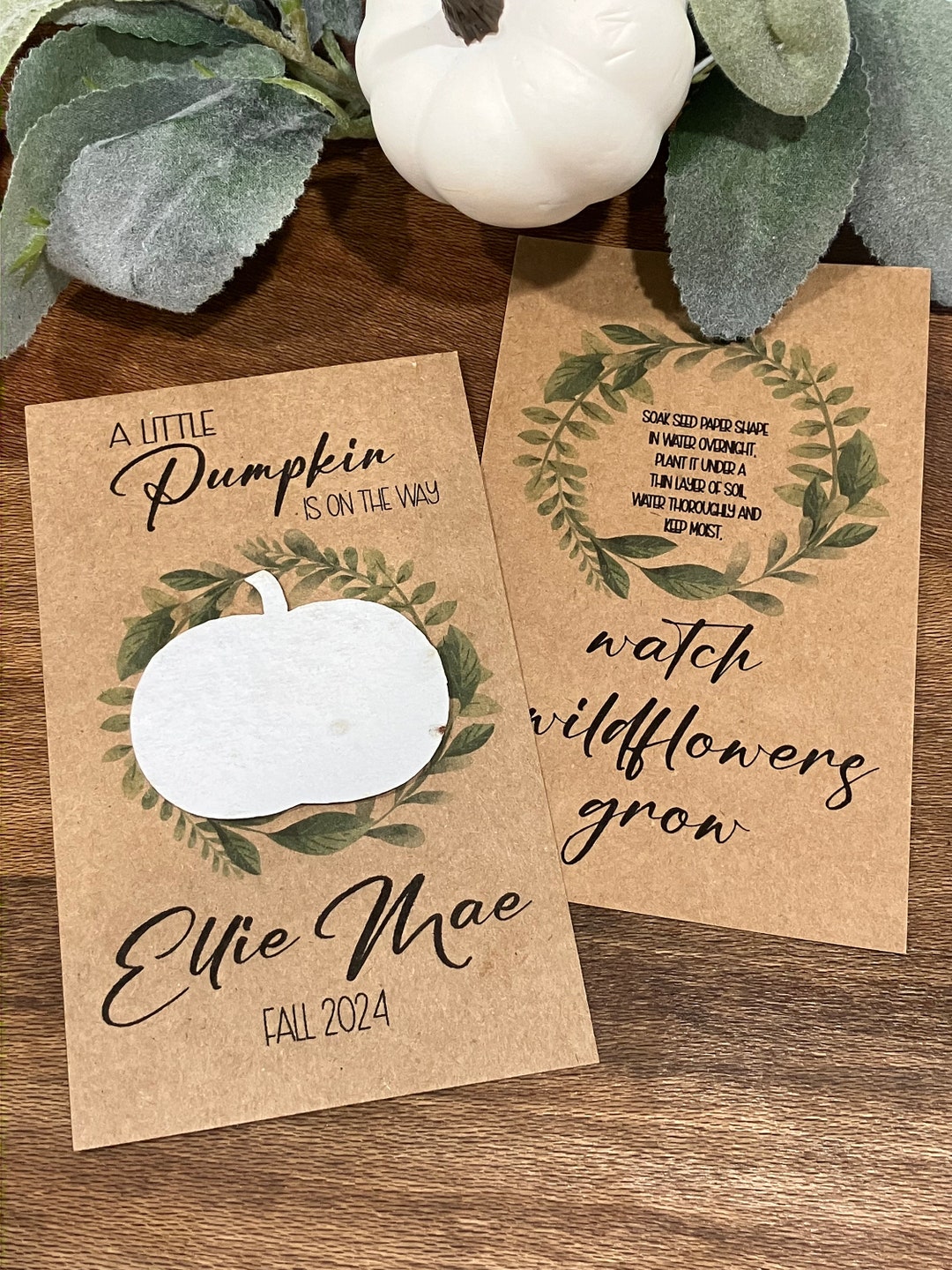 Pumpkin Baby Shower Favors, a Little Pumpkin is on the Way, Pumpkin ...