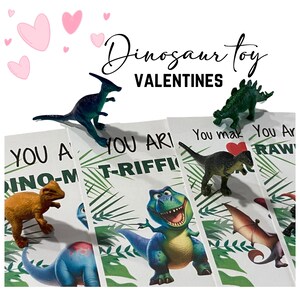 Kids Valentine's Day Cards, Dinosaur Valentine Cards, Dinosaur Party ...