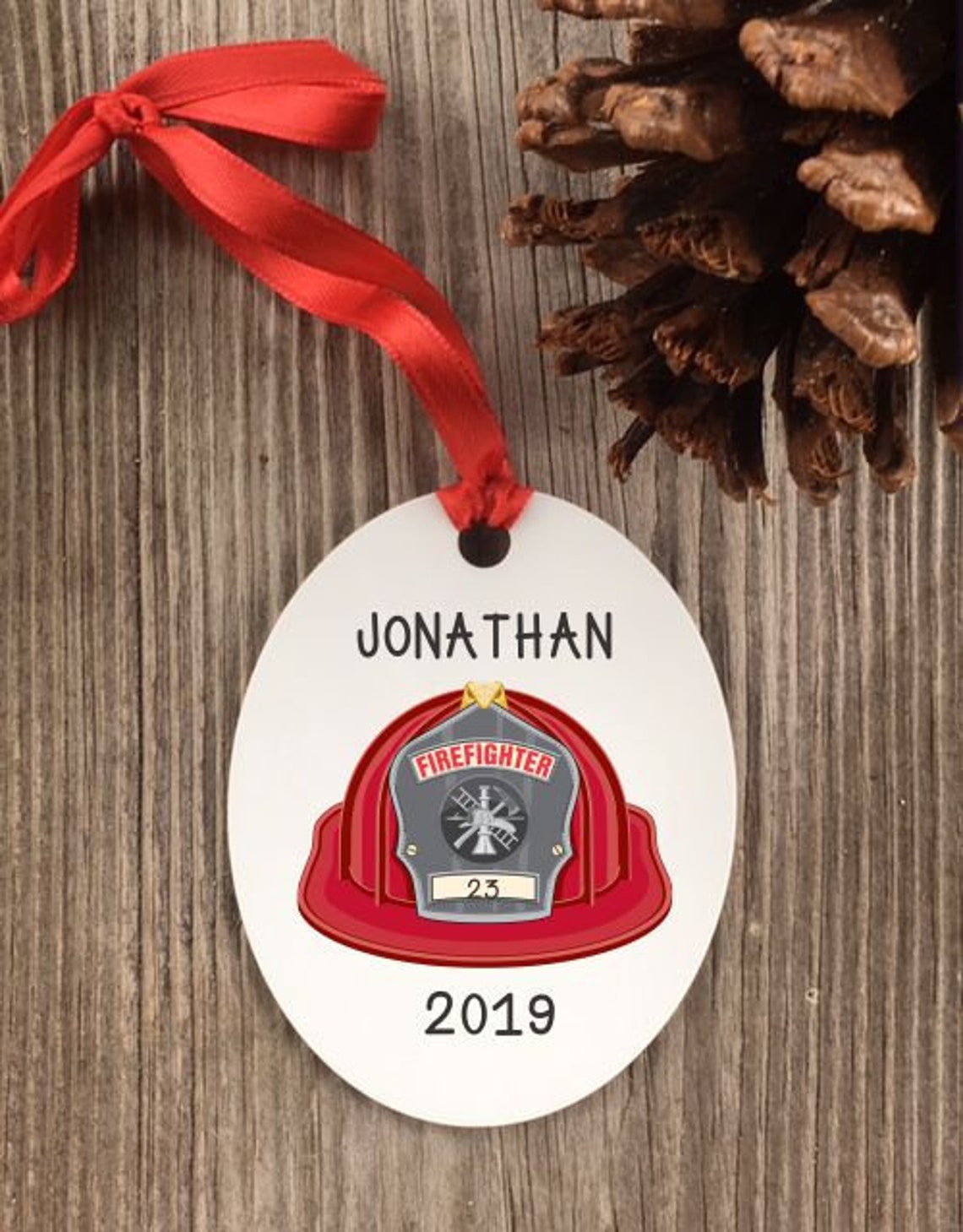 Fireman Ornament Custom Fireman Ornament Fireman Christmas - Etsy