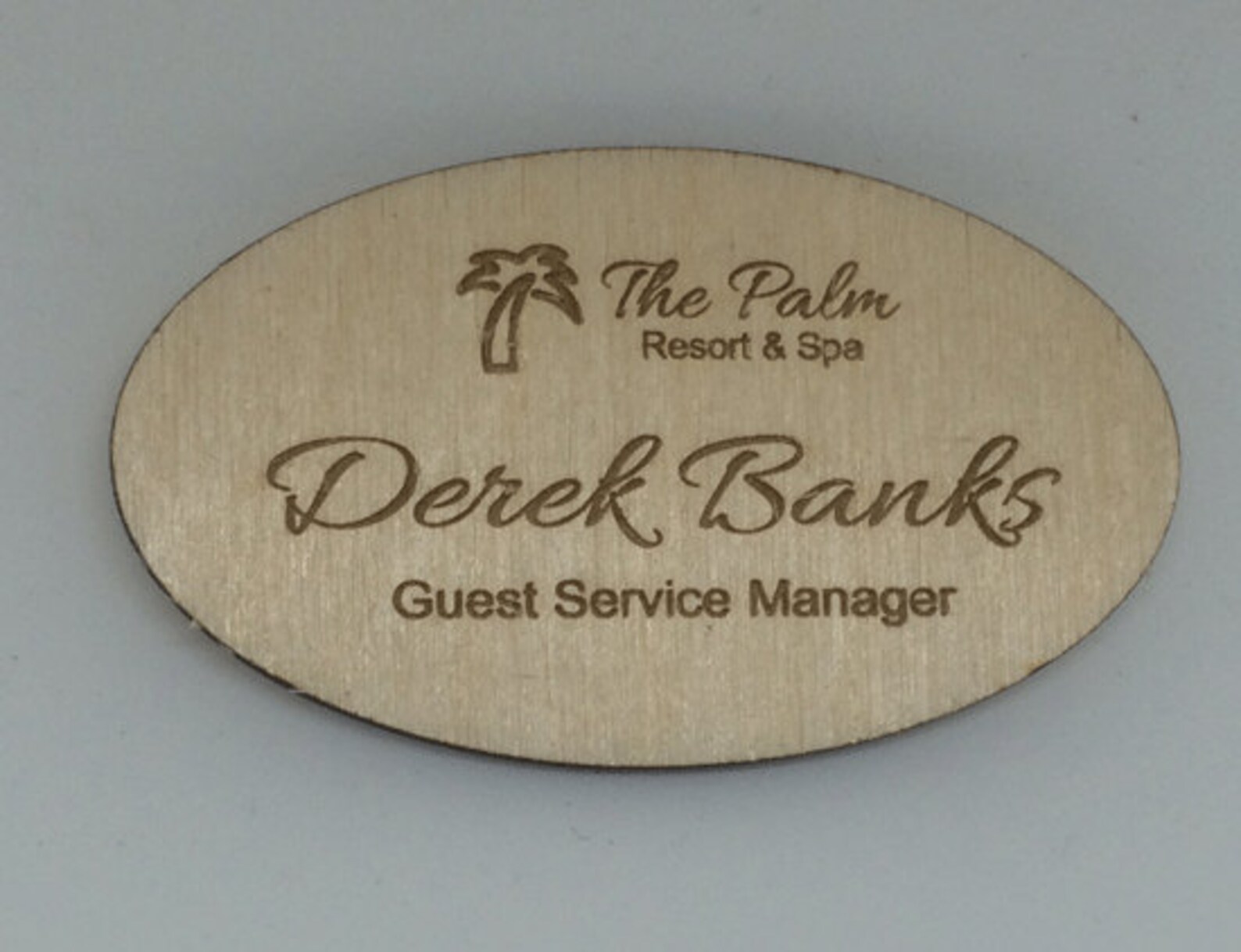 Personalized Name Tags Wood Name Tags Name Tags for Work - Etsy