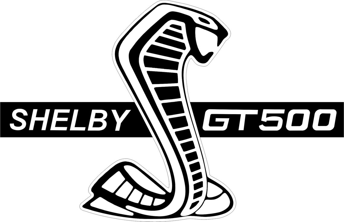 SHELBY GT500 Cobra Logo Template SVG DXF A I J P G - Etsy