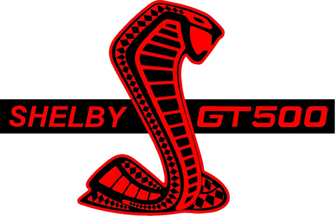 SHELBY GT500 Cobra Logo Template SVG DXF A I J P G - Etsy Ireland