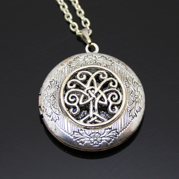 Celtic Knot Locket - Etsy