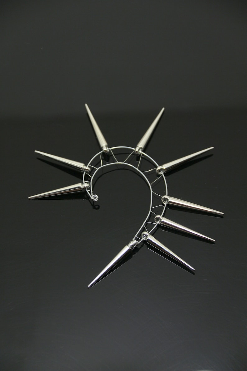 Spiked Ear Cuff Large Punk Rock Ear Wrap Tribal Jewelry | Etsy