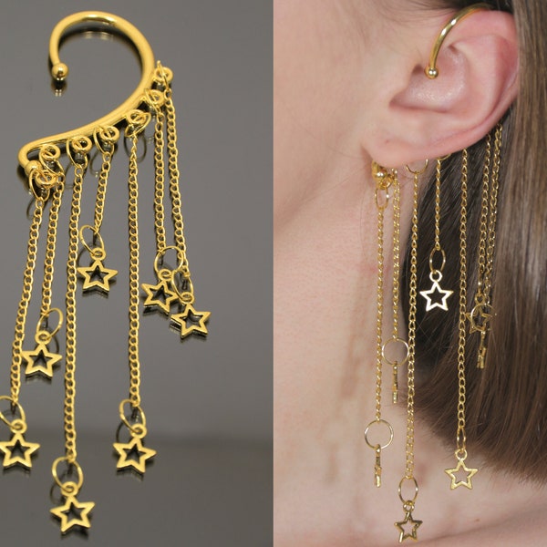 Star Ear Cuffs - Etsy
