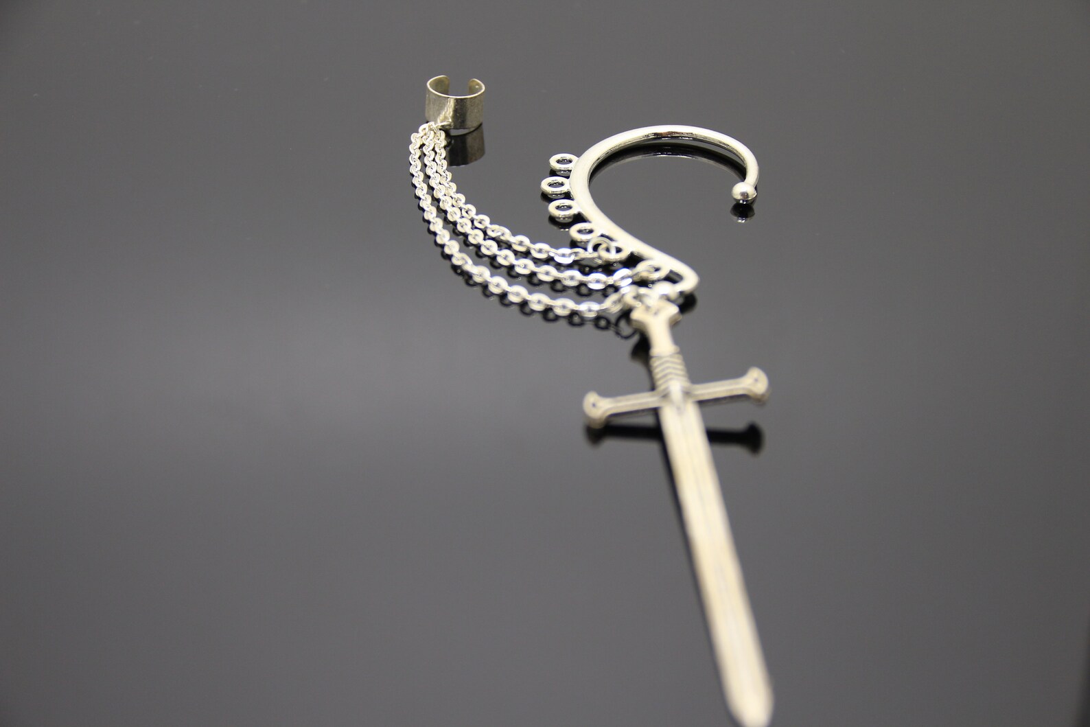 Sword Cuff Earrings No Piercing Ear Wrap Pirate Cosplay - Etsy