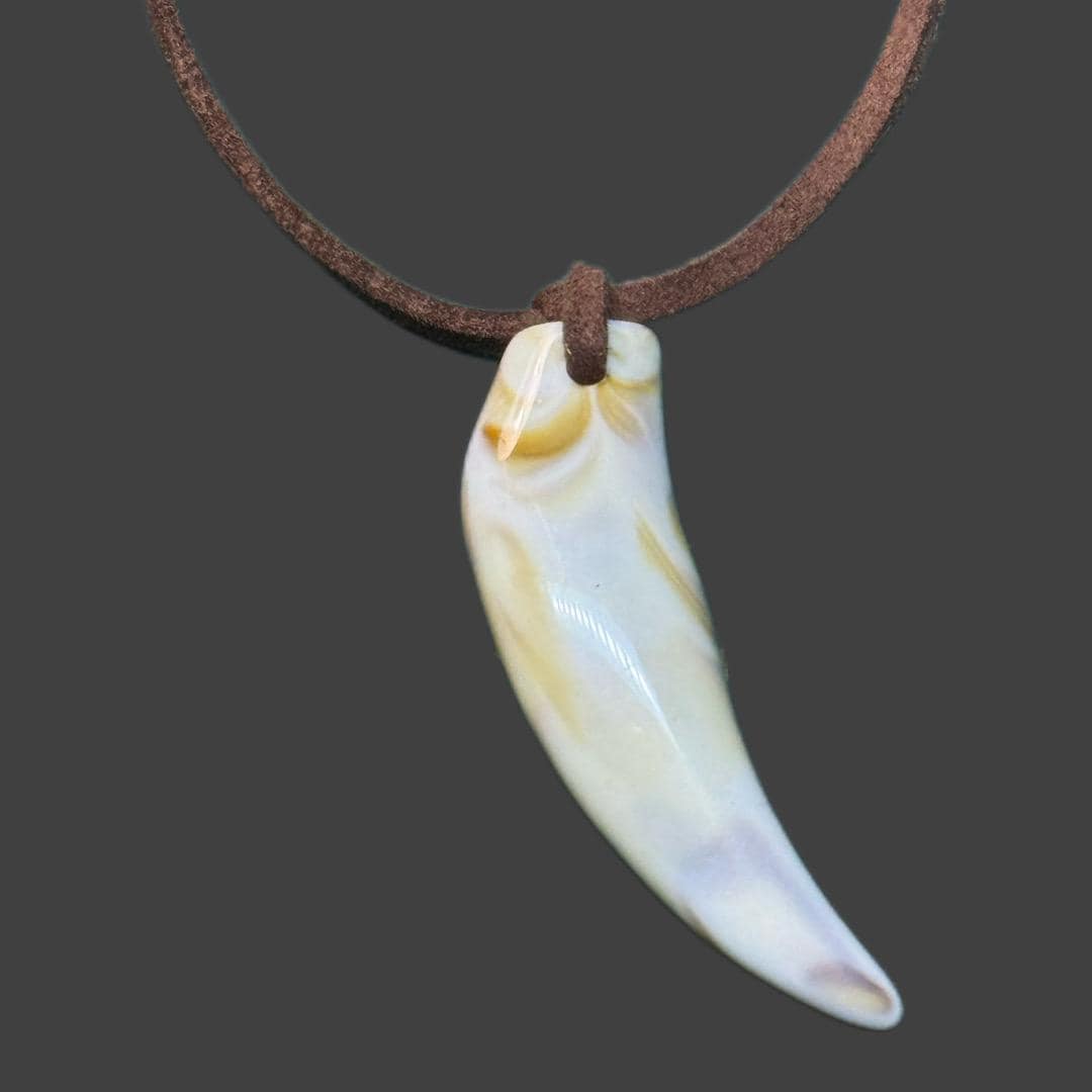 Dragon Fang Necklace, Cosplay Amulet Pendant, Faux Tooth Choker ...