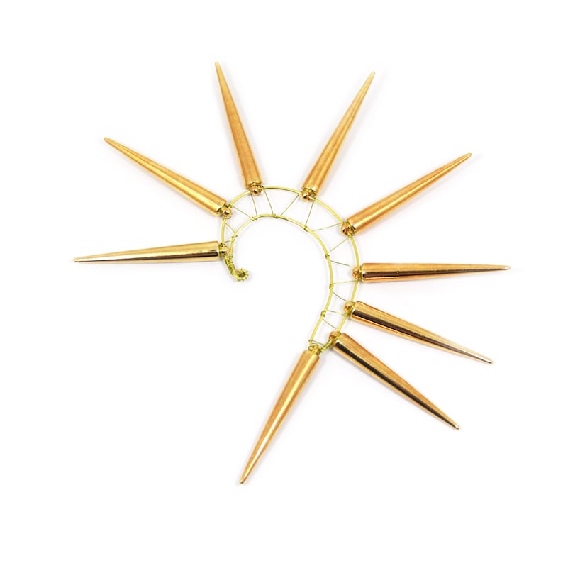 Large Spiked Ear Cuff Goddess Ear Wrap Modern Urban - Etsy