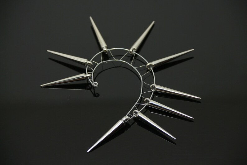 Spiked Ear Cuff Large Punk Rock Ear Wrap Tribal Jewelry - Etsy