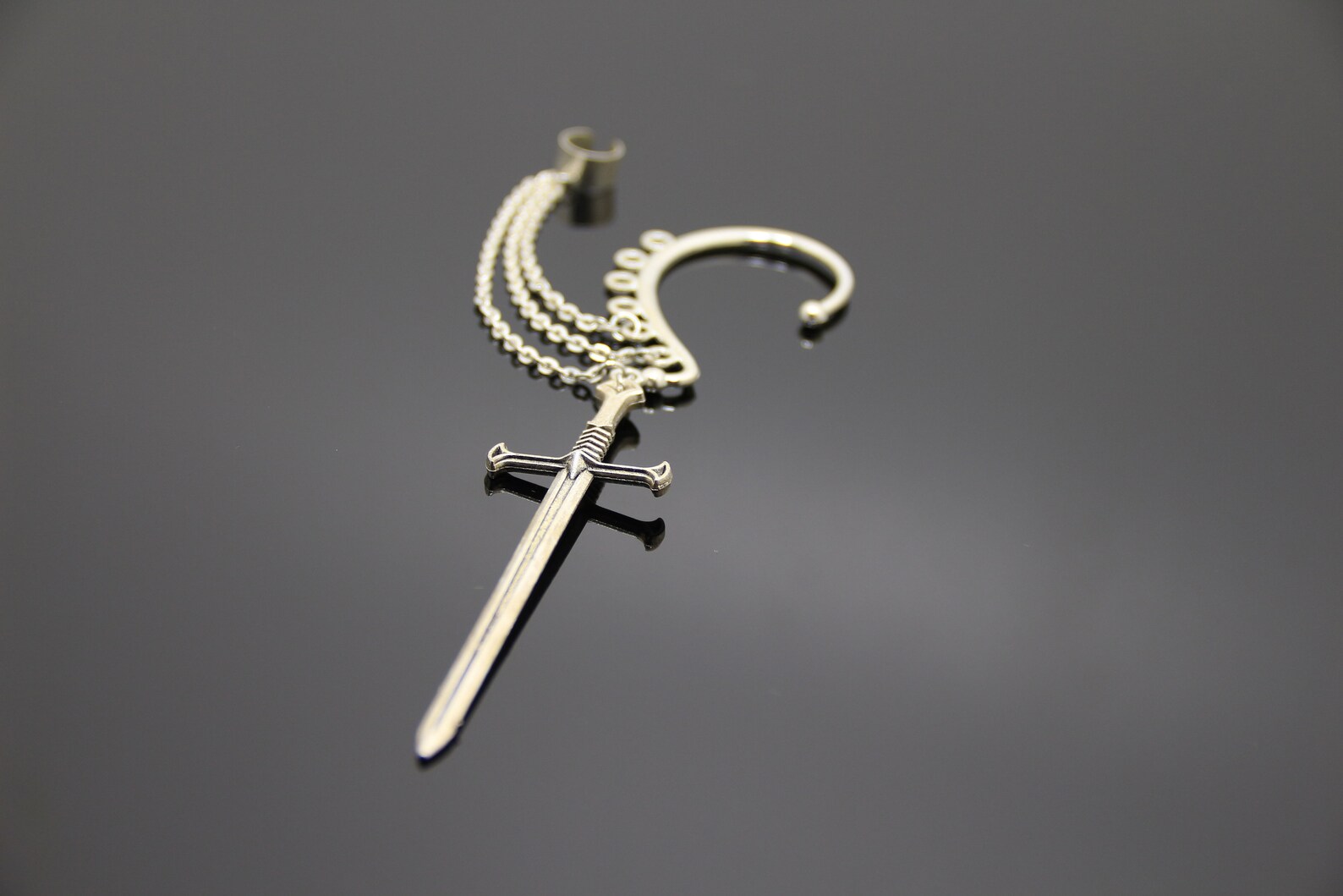 Sword Cuff Earrings No Piercing Ear Wrap Pirate Cosplay - Etsy