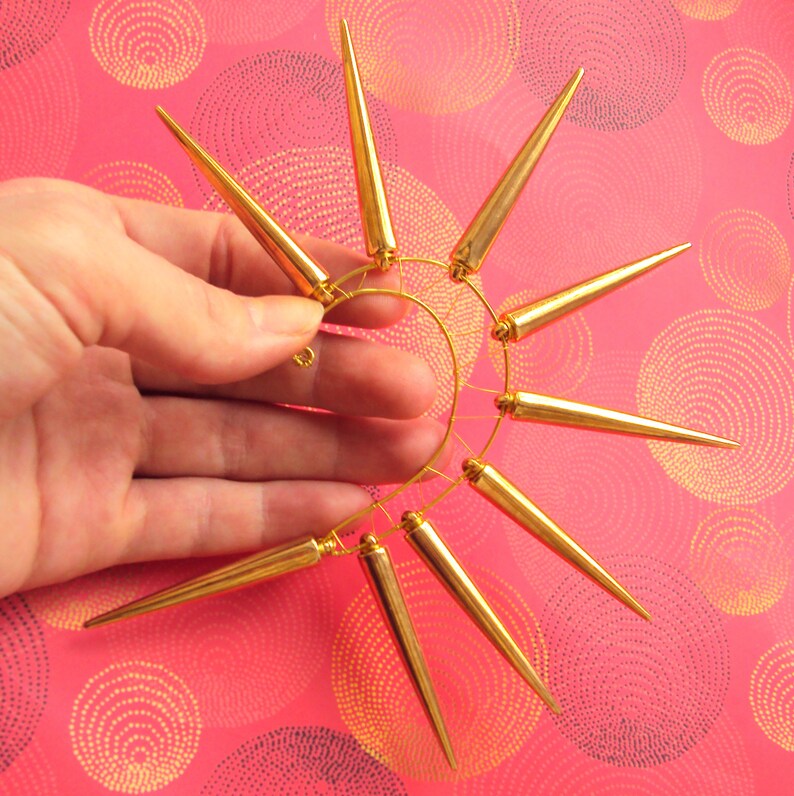 Large Spiked Ear Cuff Goddess Ear Wrap Modern Urban | Etsy