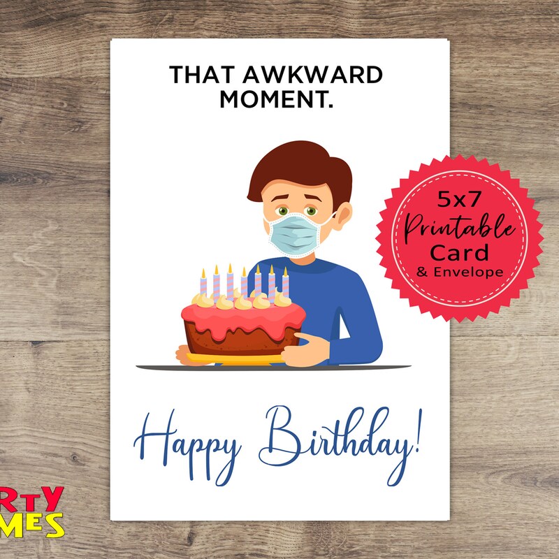 Quarantine Birthday Card - Etsy