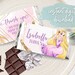 Tangled Birthday Candy Bar Wrapper, Rapunzel Hershey Chocolate Label ...