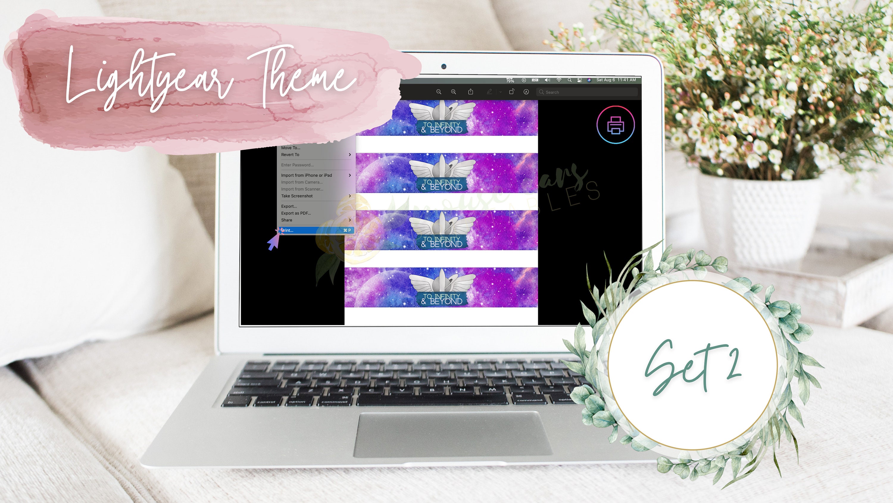 Lightyear Water Bottle Label Buzz Lightyear Drink Label - Etsy