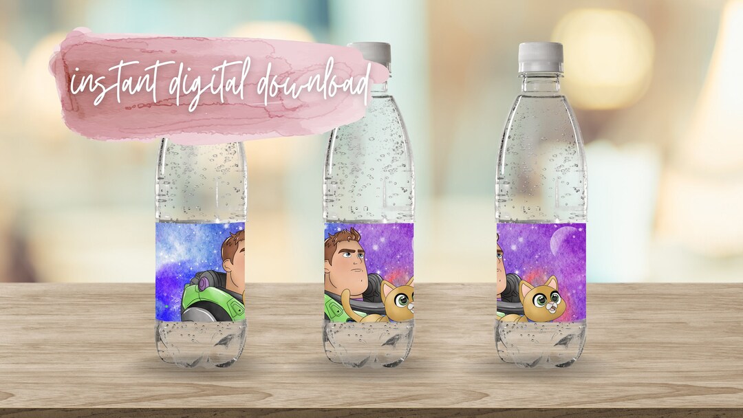 Buzz Lightyear Water Bottle Label: Sox Birthday Party (instant Download ...