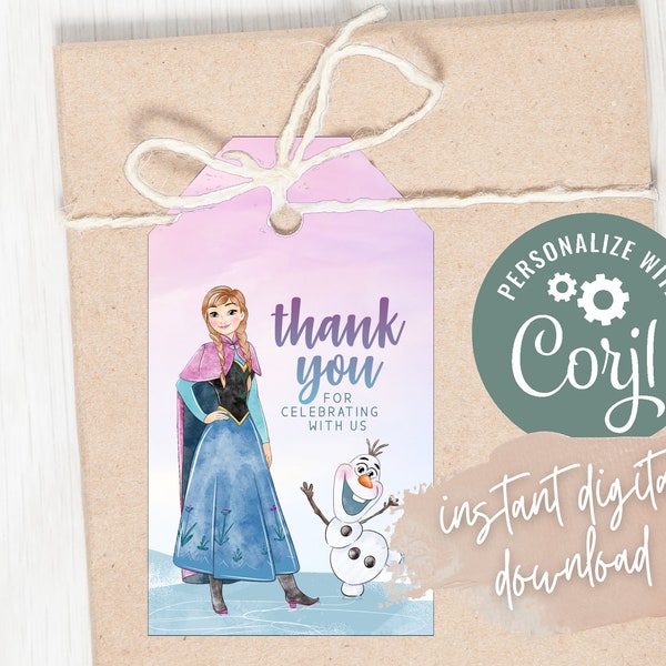 Frozen Thank You - Etsy