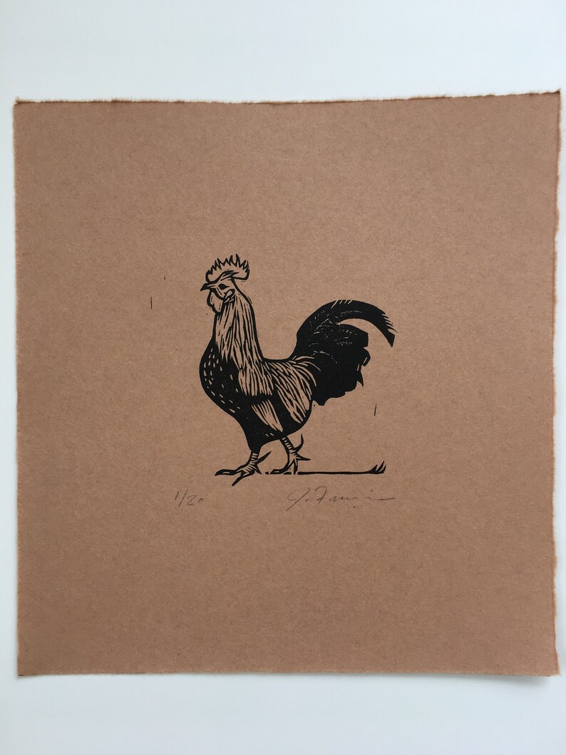 Rooster Print - Etsy