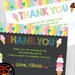 Ice Cream Party Thank You Card - Etsy