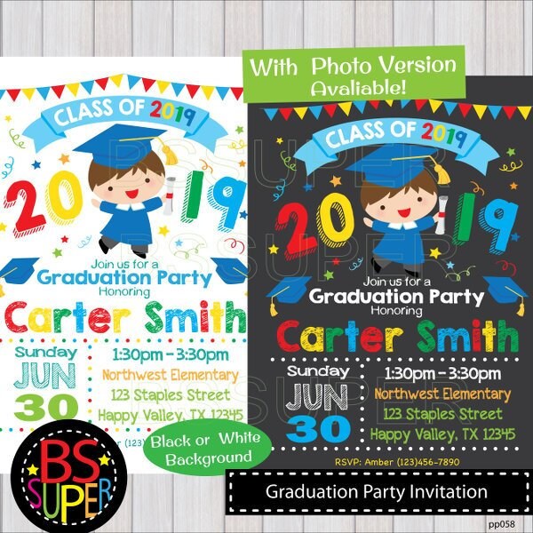 Preschool Graduation Invitation - Etsy