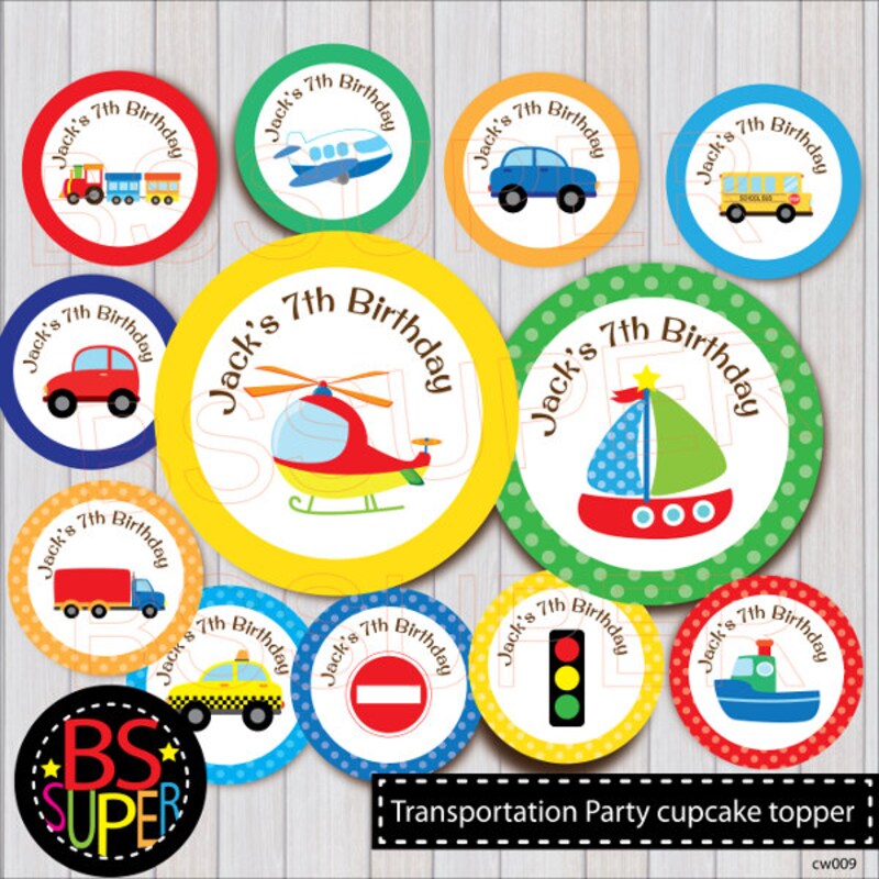 Transportation Party - Etsy