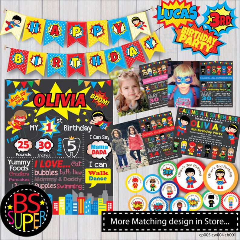 Superhero Party Favor Tags Superheroes Birthday Favor Tags - Etsy