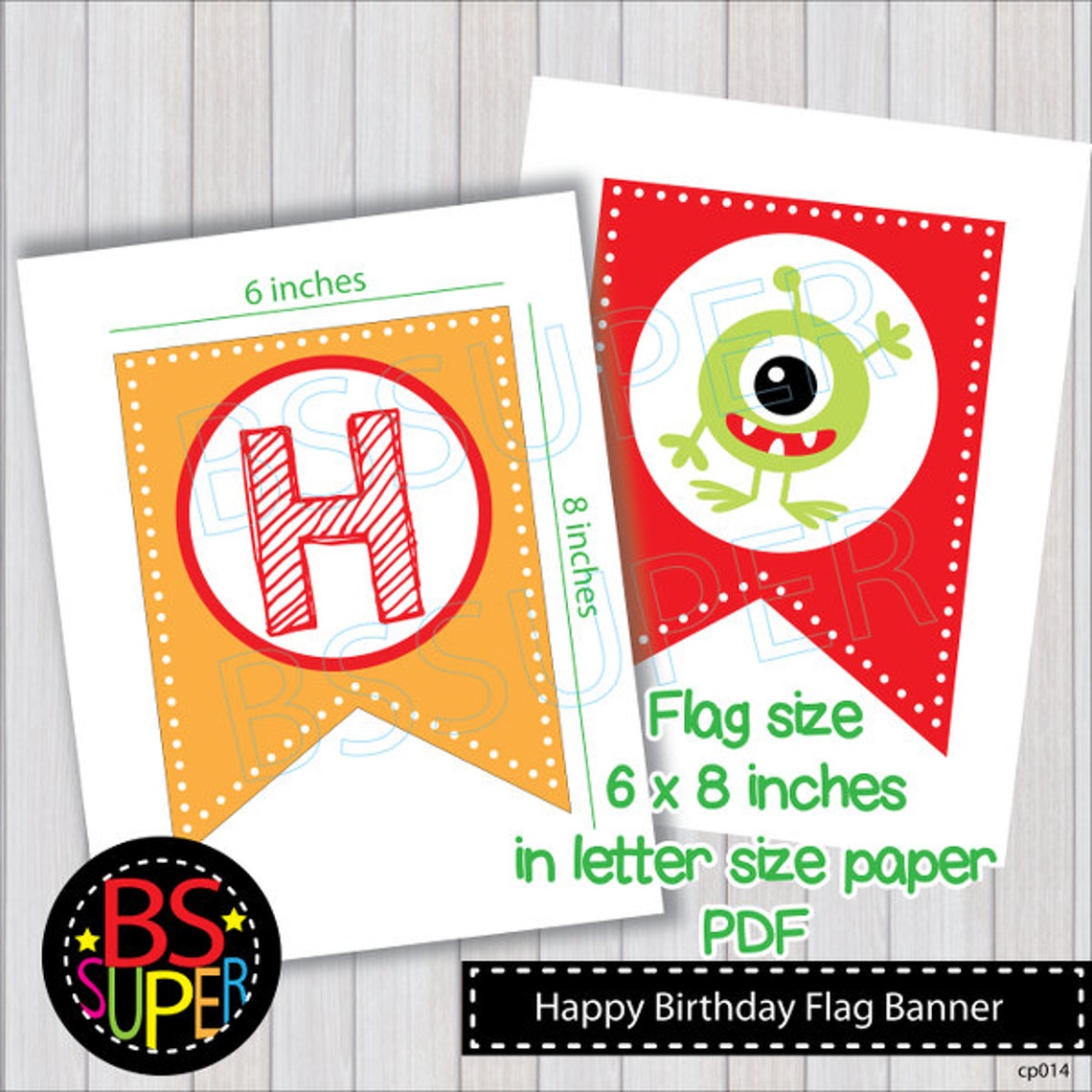 Monster Birthday Banner Monster Birthday Party Banner My - Etsy