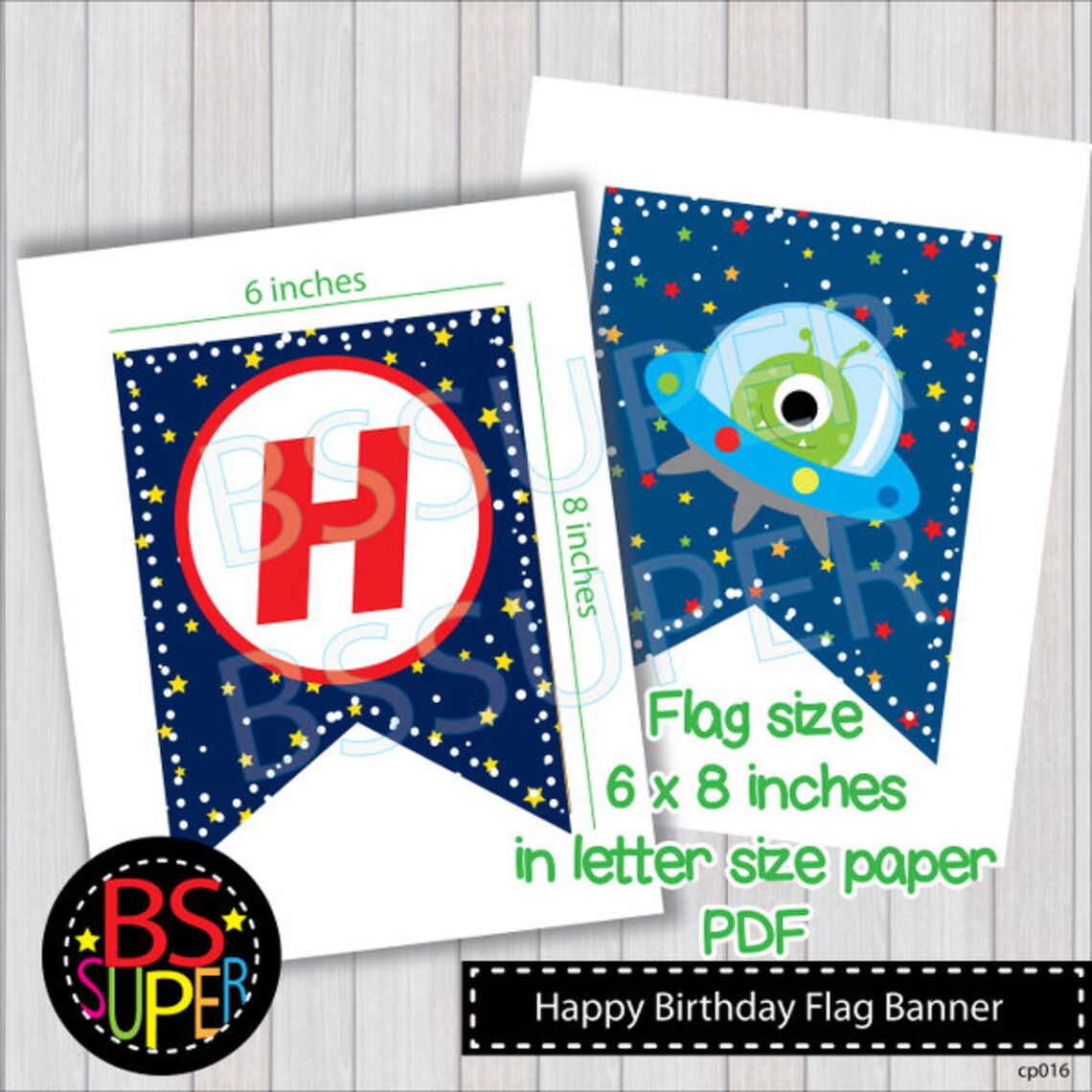 Outer Space Birthday Banner Space Birthday Party Banner - Etsy