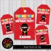 Ninja Party Favor Tags, Ninja Birthday Favor Tags, Ninja Thank You Tags ...