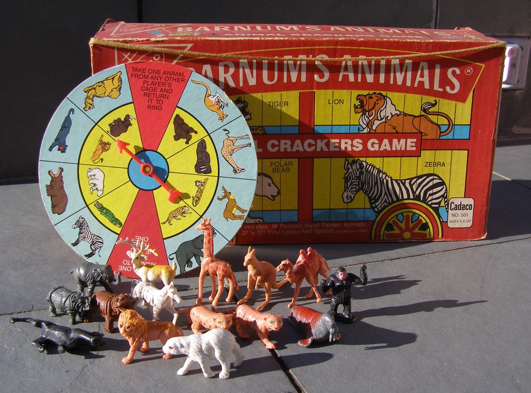 Vintage ANIMAL CRACKERS Game by Cadaco C. 1986 - Etsy