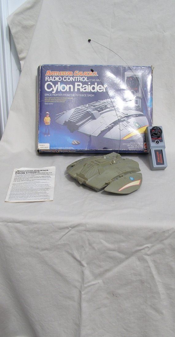 Vintage Battlestar Galactica Remote Control Cylon Raider - Etsy