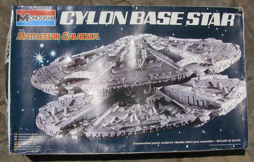 Vintage Battlestar Galactica Cylon Base Star Model 6029 C.1978 - Etsy