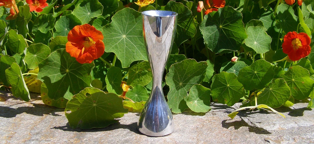 Vintage Nambe STUDIO "flare" Candlestick #6029 by Karim Rashid - Etsy