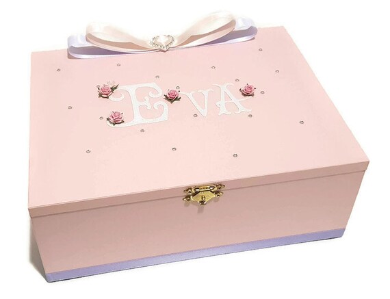 Soft Pink Keepsake Box Trinket Box Treasure Box Jewellery | Etsy
