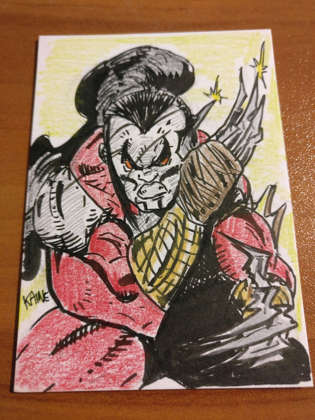Image Comics Ripclaw Sketch Card Cyber Force - Etsy